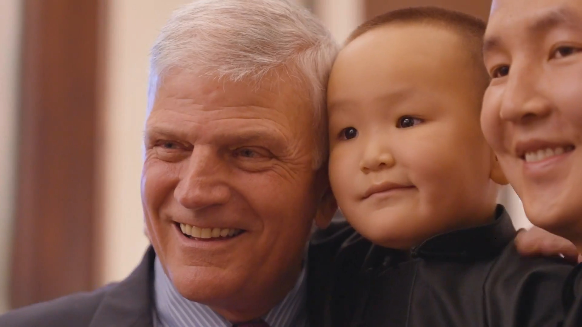 Franklin Graham Meets Heart Surgery Recipients in Mongolia