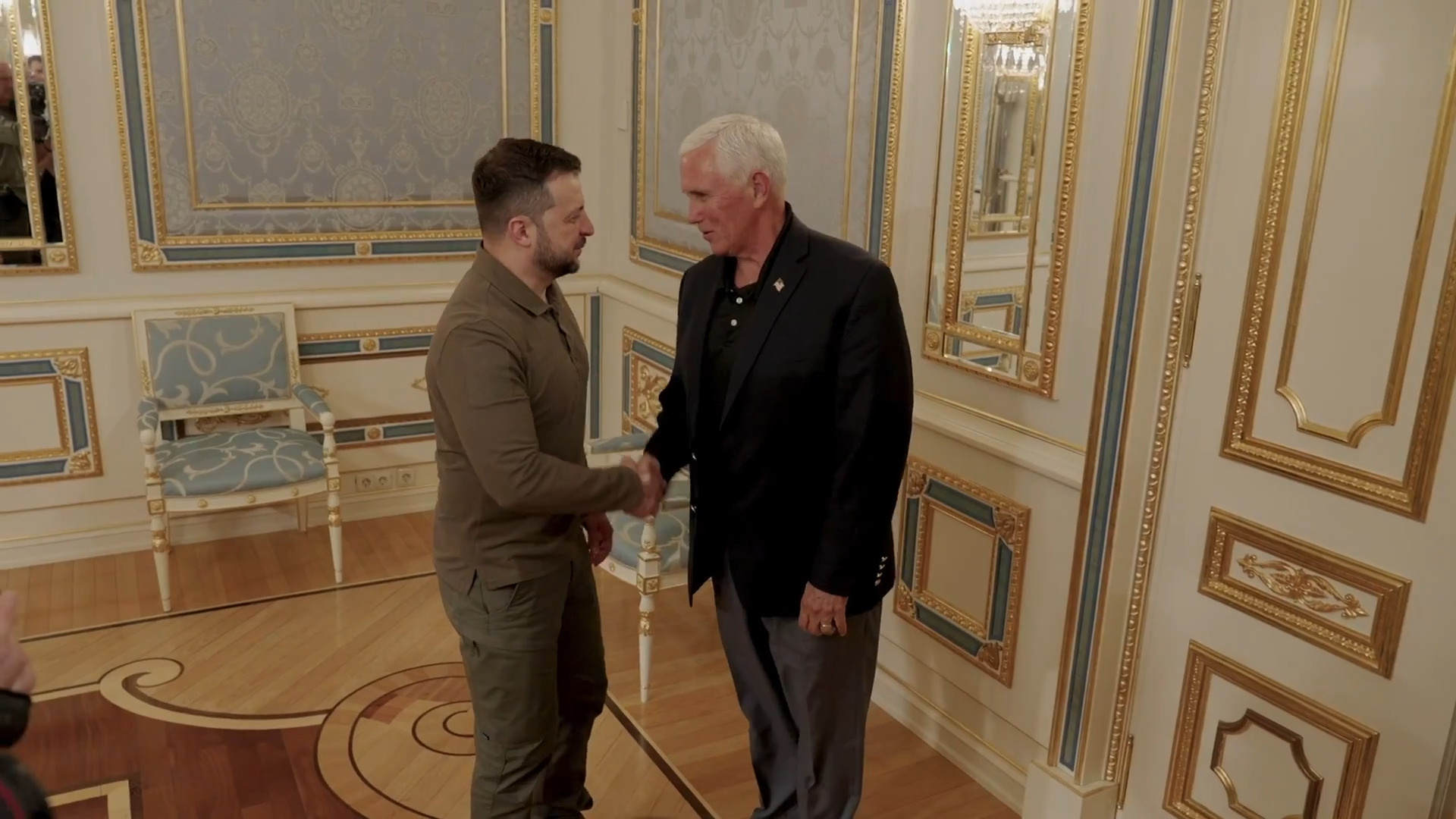 Vice President Mike Pence Sees Work in Ukraine