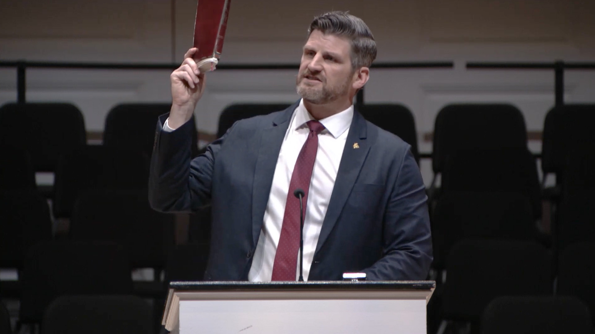 Edward Graham Speaks to the Students of Wheaton College