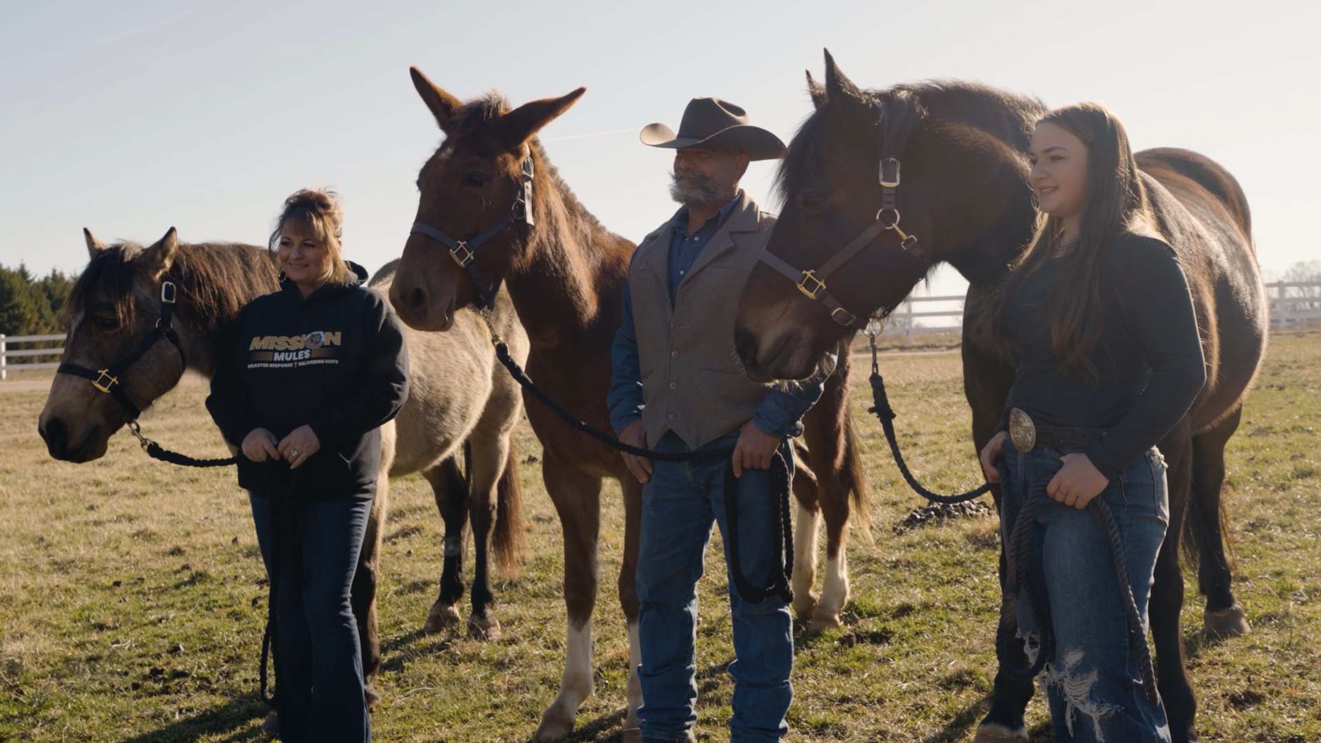 How Mules Are Helping Communities Recover From Hurricane Helene